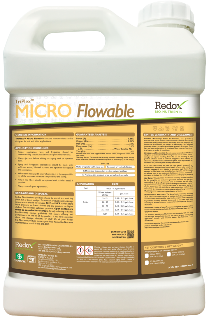 TriPlex™ Micro Flowable – Redox Bio-nutrients